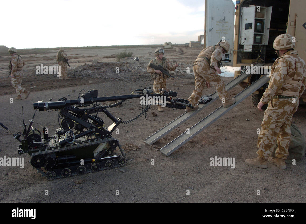 Remote Control For Bomb Disposal Robot High Resolution Stock ...