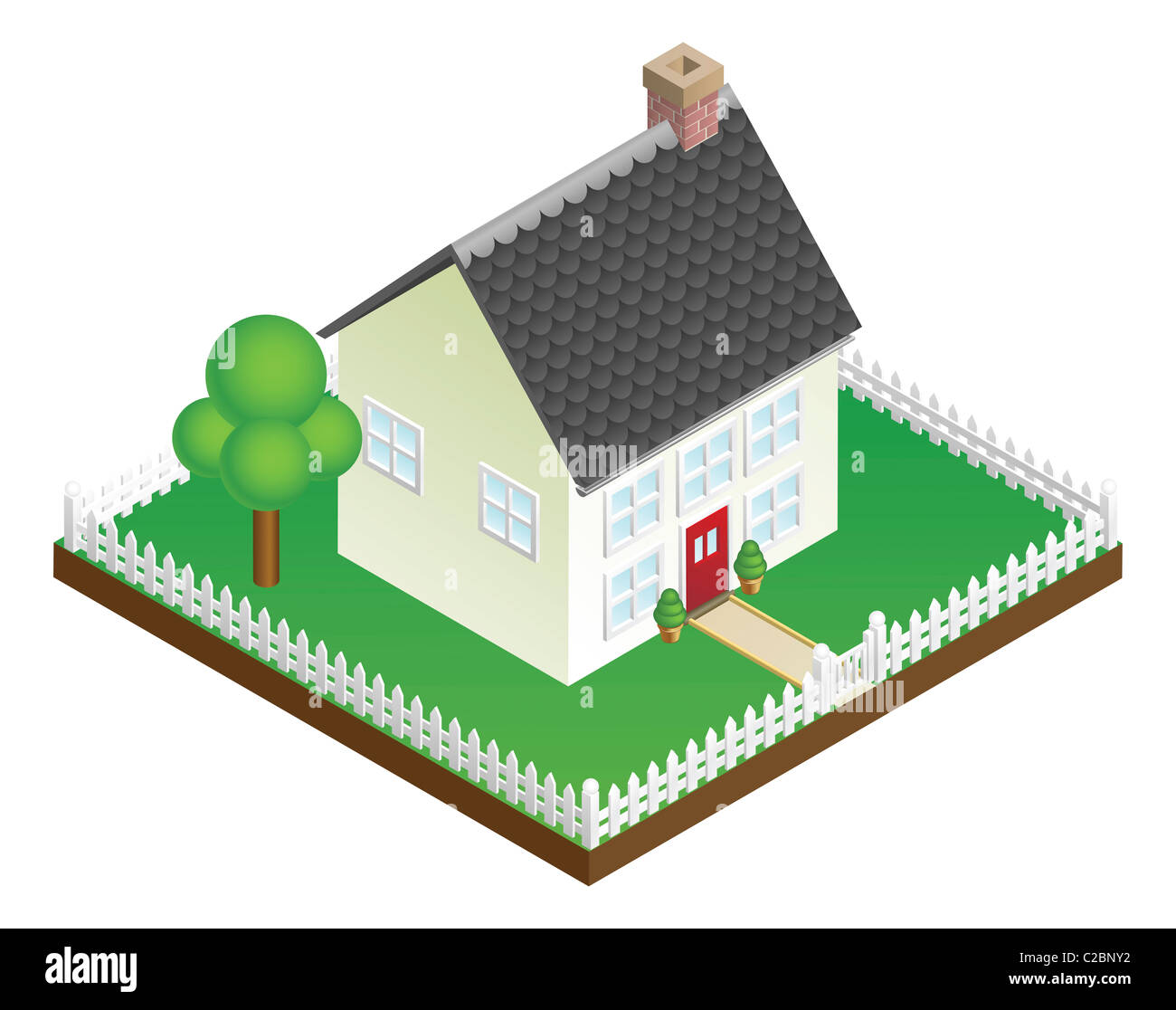 View window in house Cut Out Stock Images & Pictures - Alamy