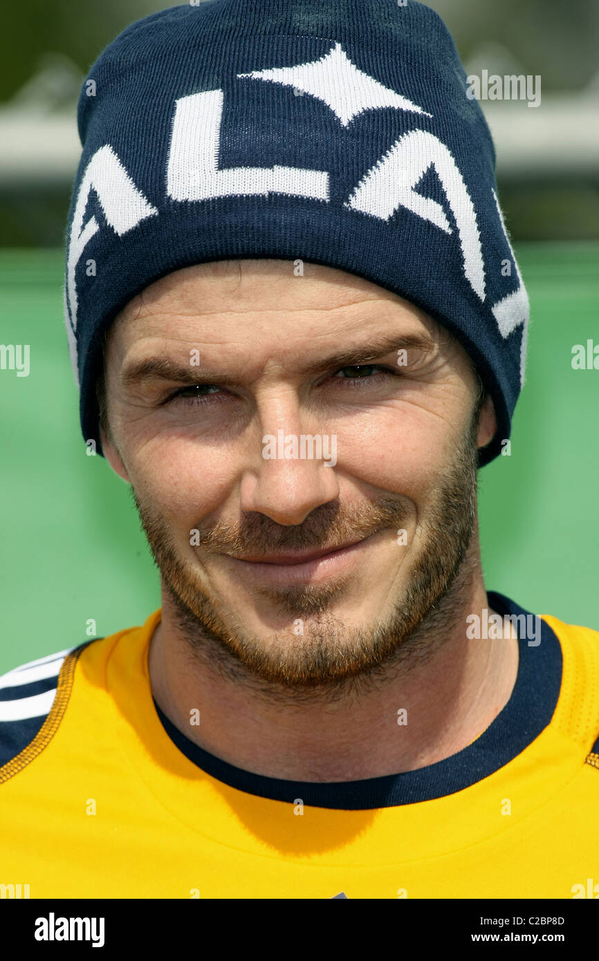 DAVID BECKHAM LA GALAXY CARSON LOS ANGELES CALIFORNIA USA 24 February ...