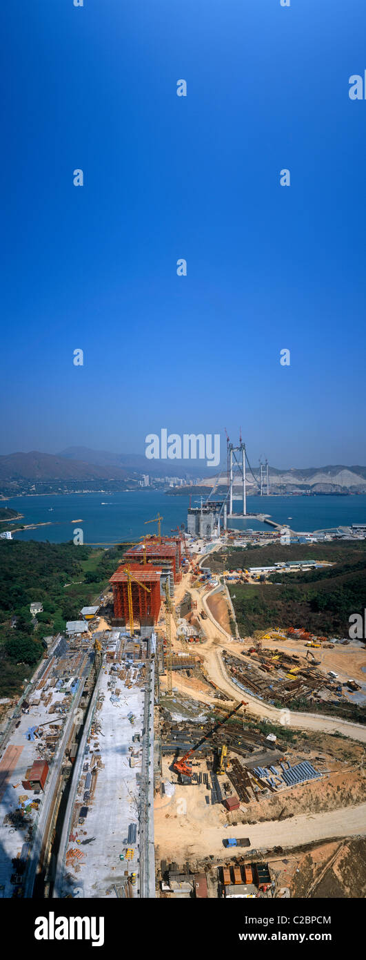 Kap Shu Mun Bridge Lantau Island Hong Kong Stock Photo - Alamy