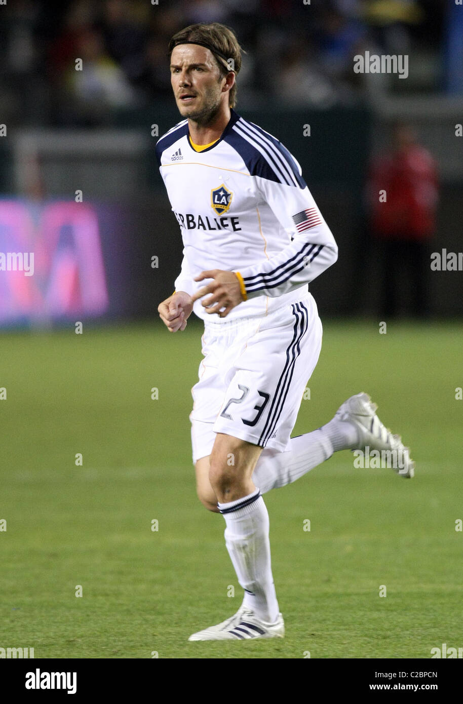 DAVID BECKHAM LA GALAXY CARSON LOS ANGELES CALIFORNIA USA 02 April 2011 ...