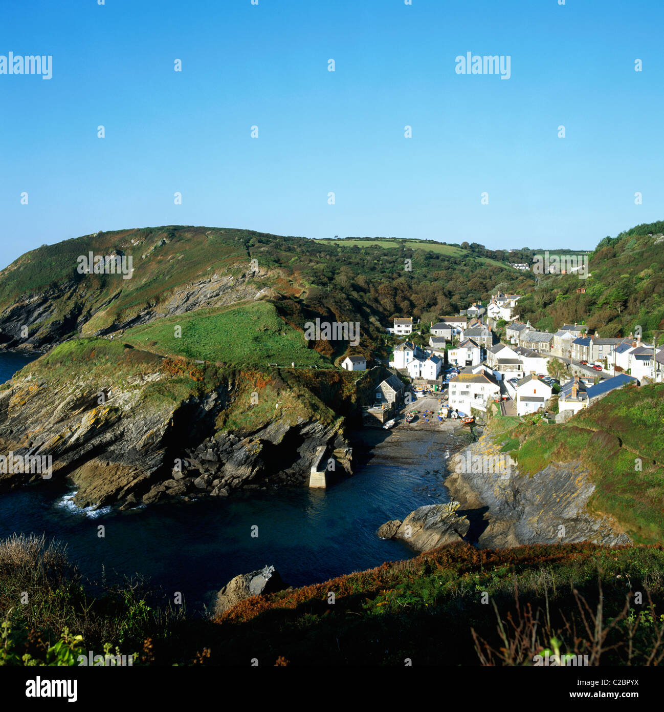 Portloe Cornwall England Stock Photo - Alamy