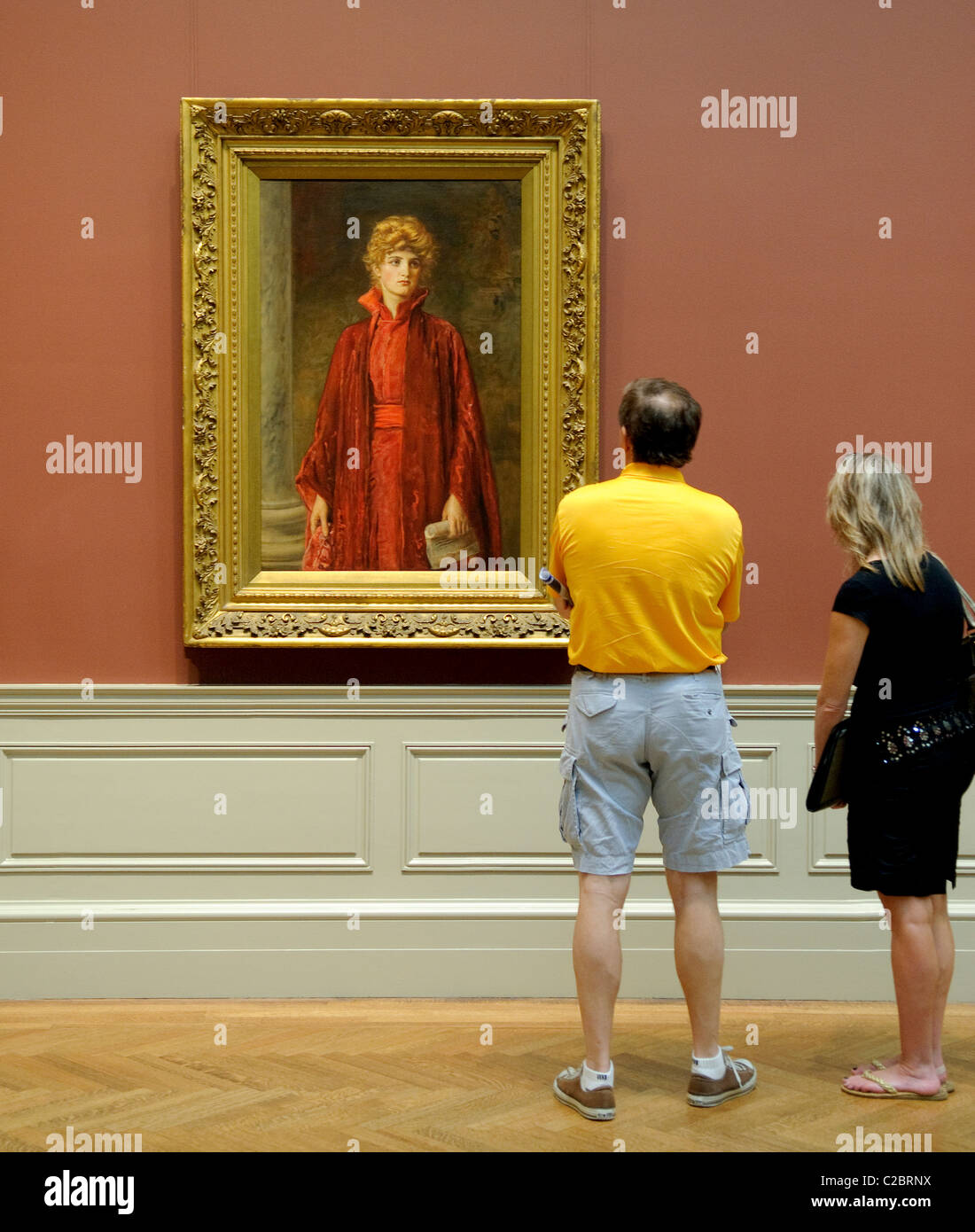 Portia (Kate Dolan), 1886, by Sir John Everett Millais Stock Photo - Alamy