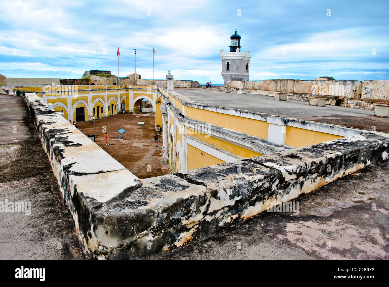 View of the fort in San Juan Stock Photo - Alamy