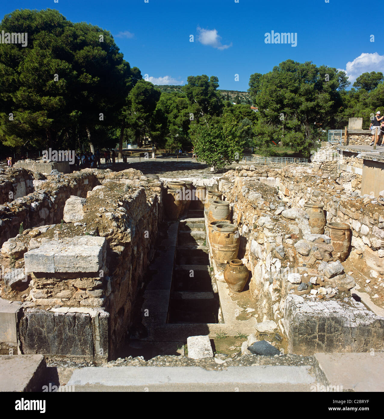 Knossos Crete Greece Stock Photo - Alamy