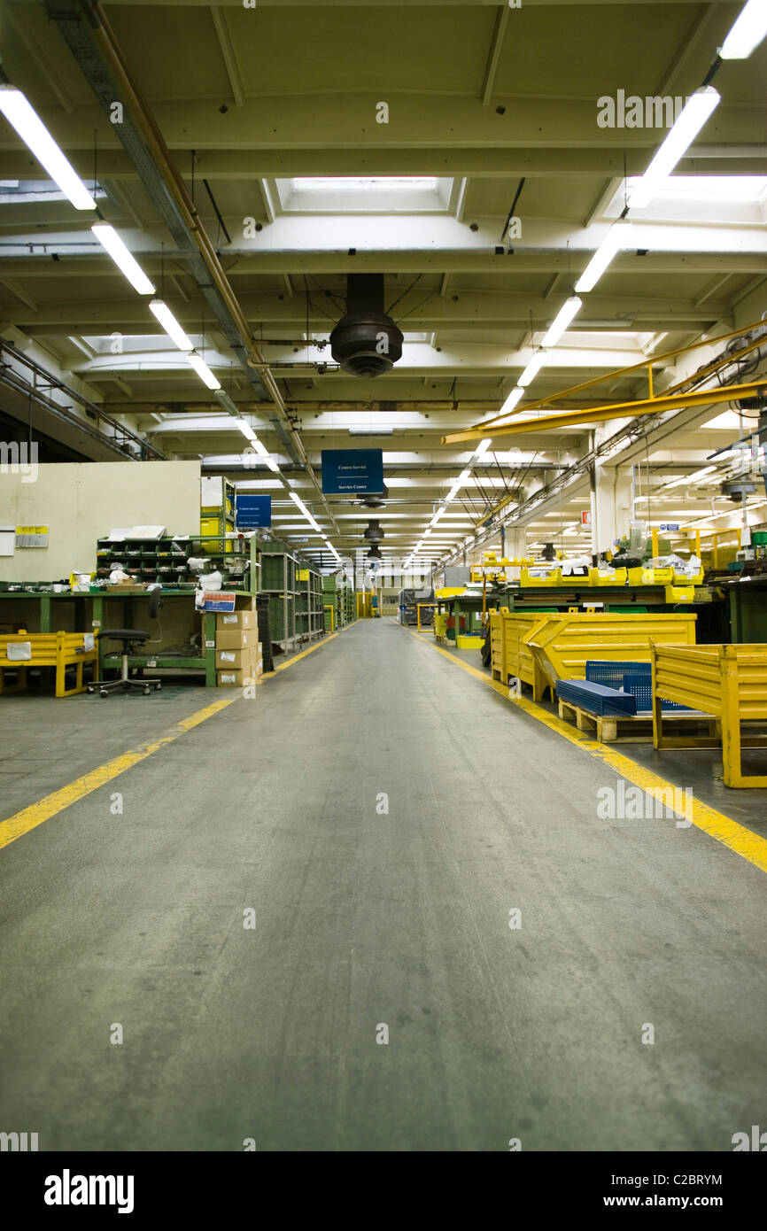 Empty factory floor lights on hi-res stock photography and images - Alamy