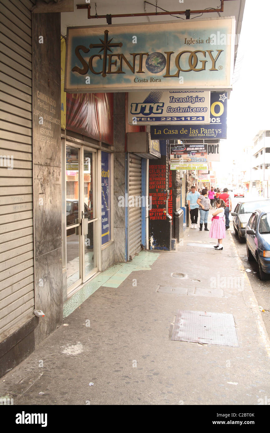 Scientology sign in San Jose, Costa Rica Stock Photo - Alamy