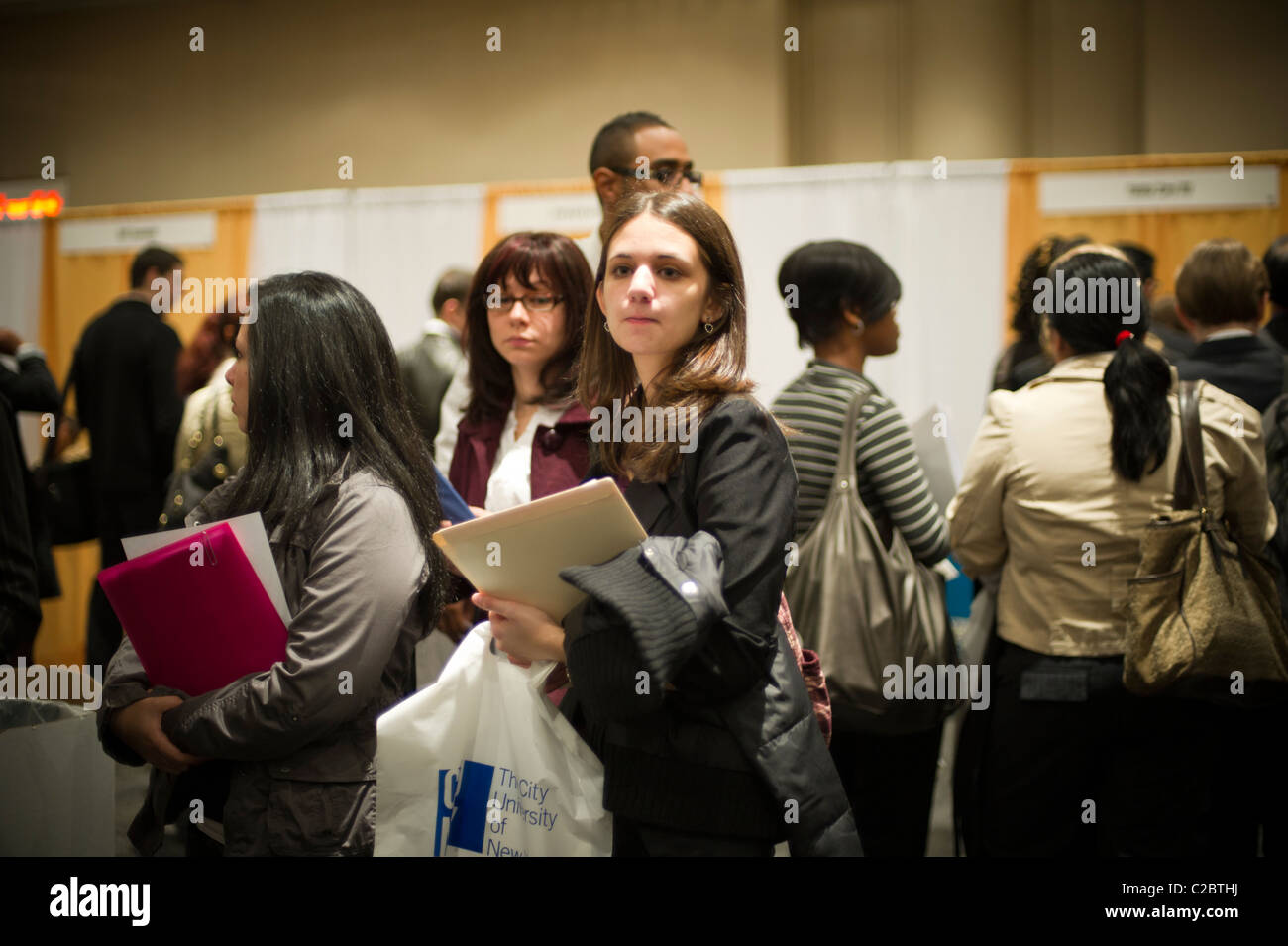 Jacob javits convention center job fair hi-res stock photography and ...