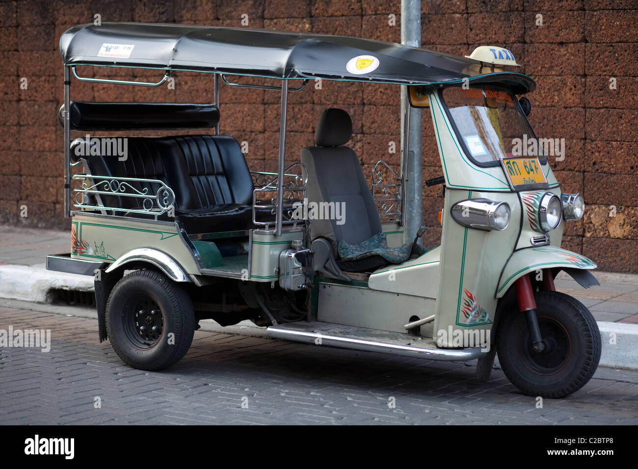 Tuk three wheel vehicle hi-res stock photography and images - Alamy