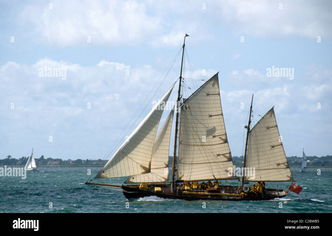 The Solent England Stock Photo - Alamy