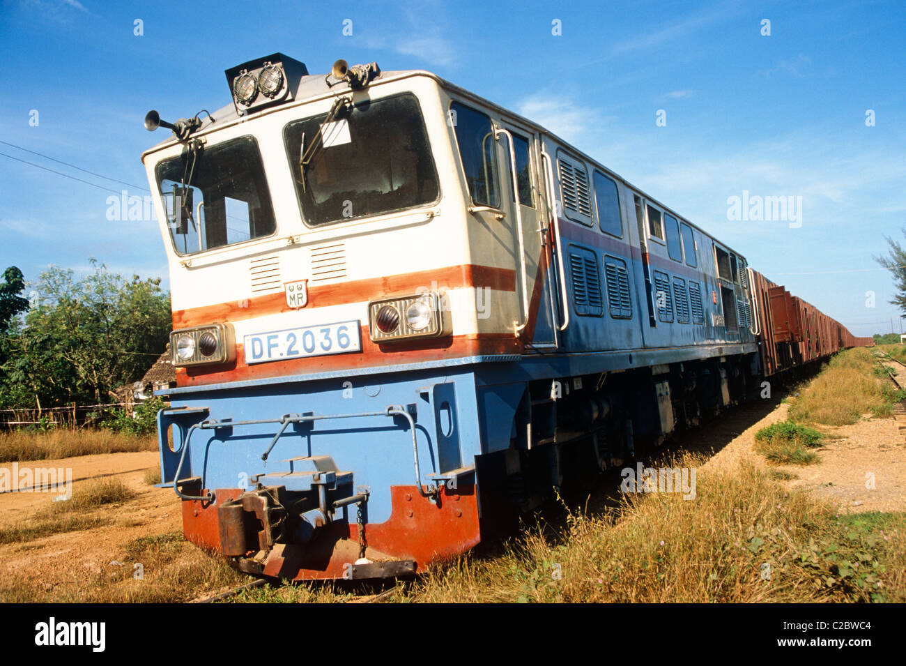 Train Myanmar Stock Photo - Alamy