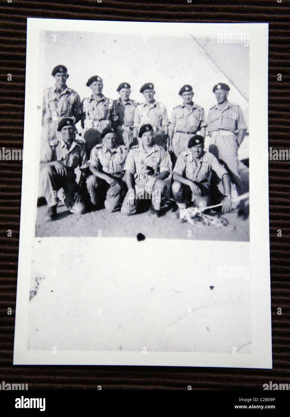 Photo of British Soldiers during WW2, 50th Royal Tank Regiment Soldiers ...