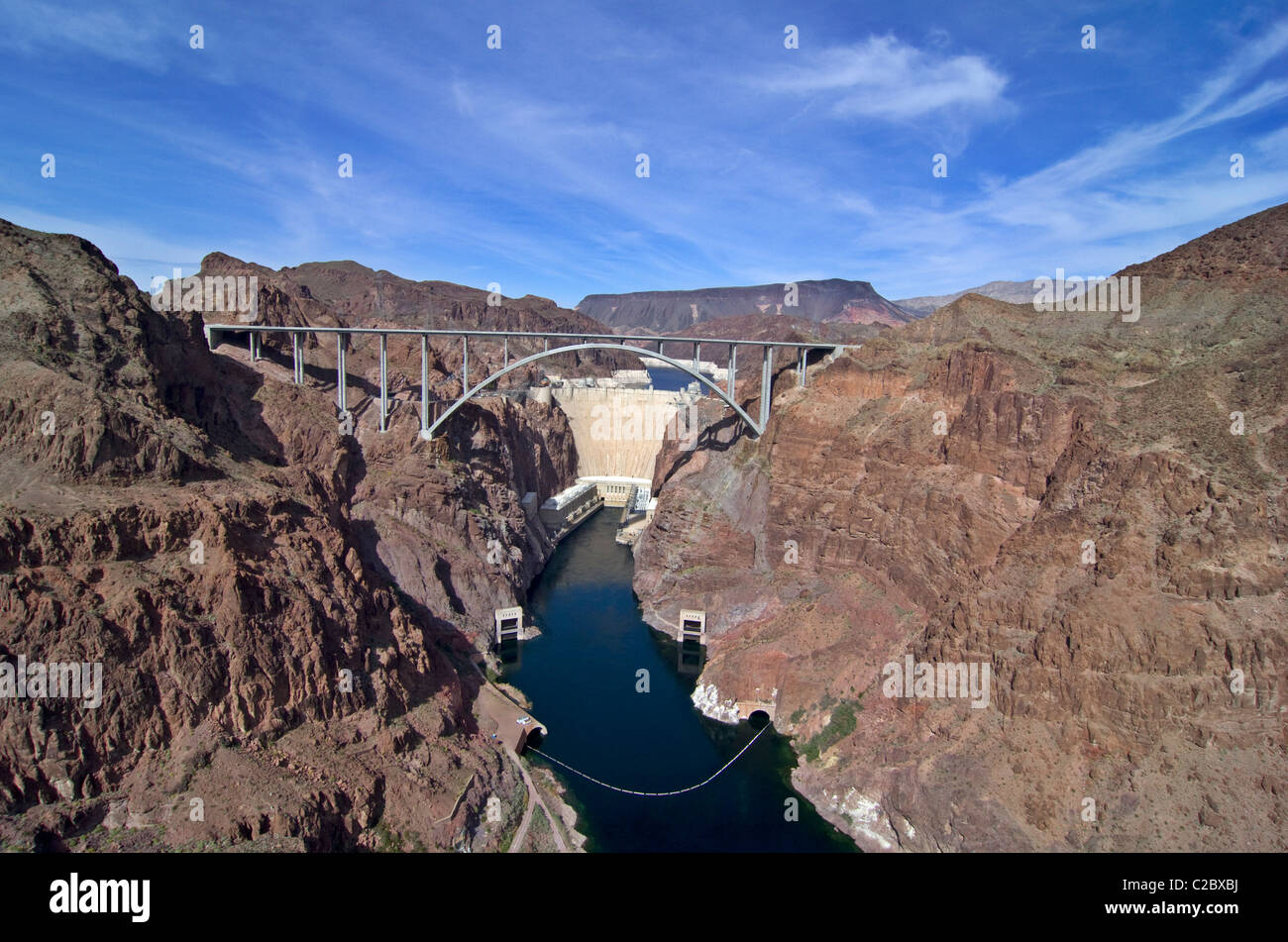 Hoover dam aerial hi-res stock photography and images - Alamy