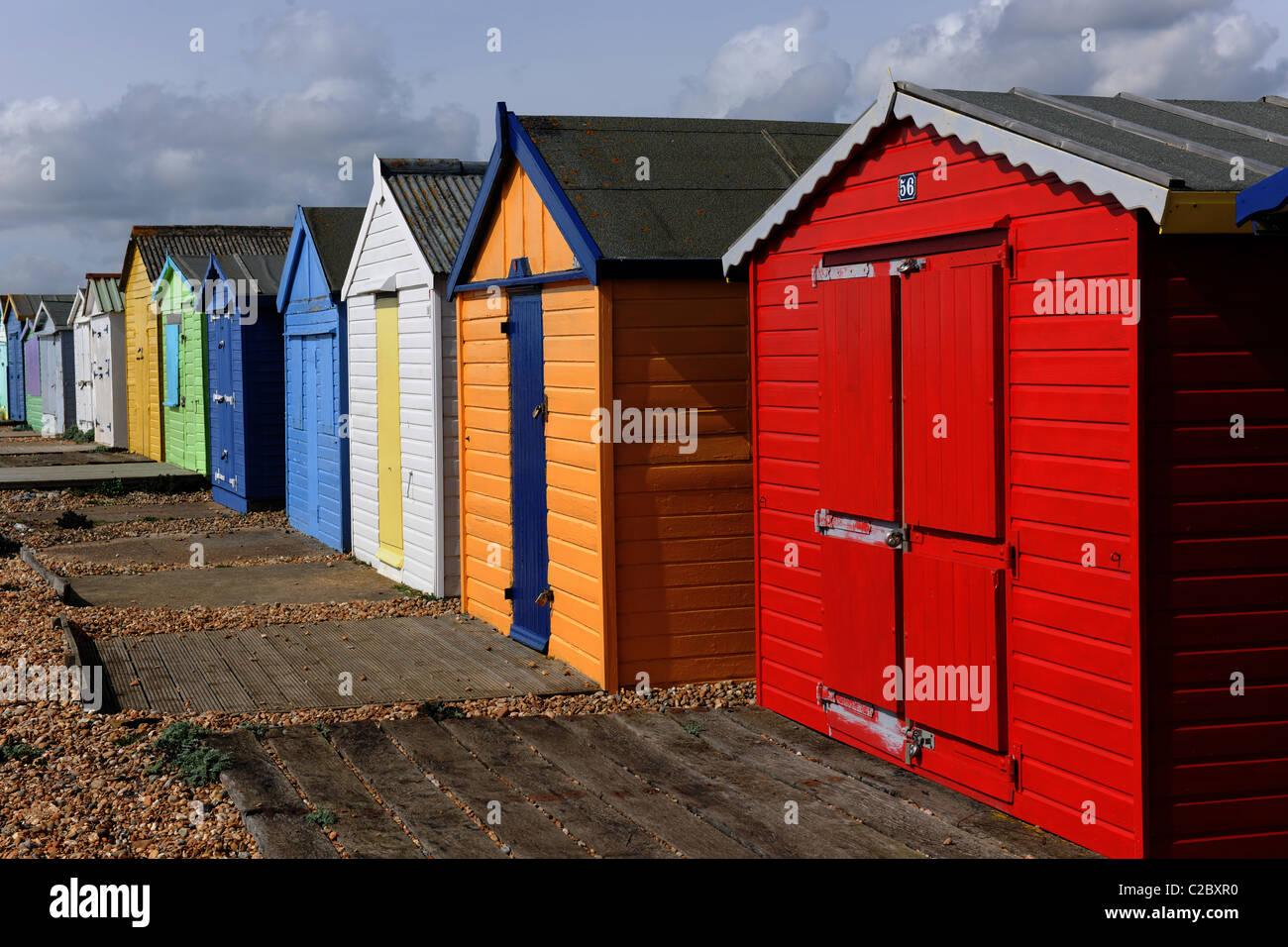 Hastings Beach Huts High Resolution Stock Photography and Images - Alamy