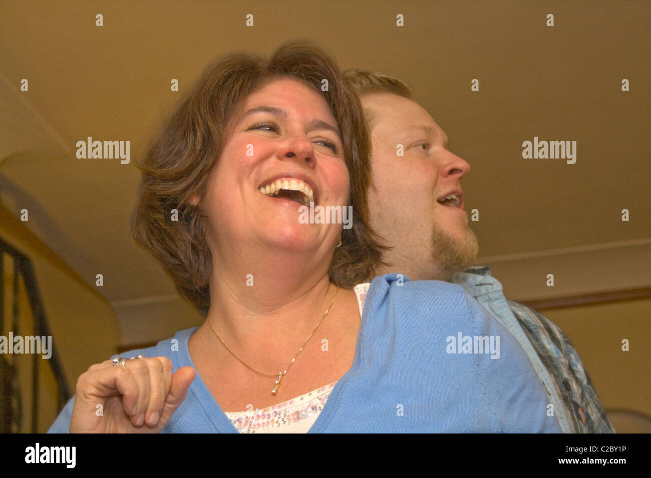 Couple dancing rock roll music hi-res stock photography and images - Alamy