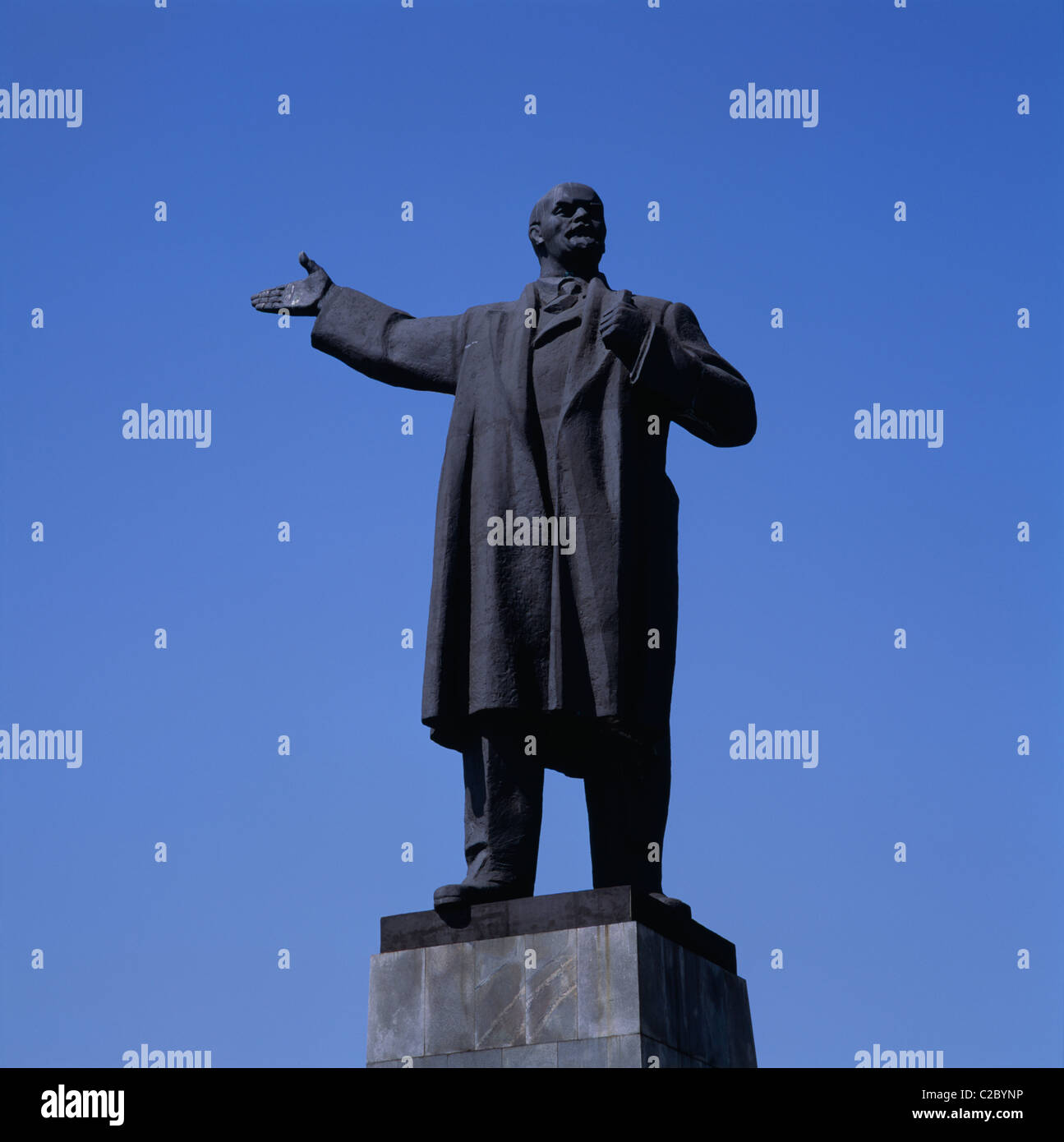 Statues of important political figures in recent Russian politics such ...