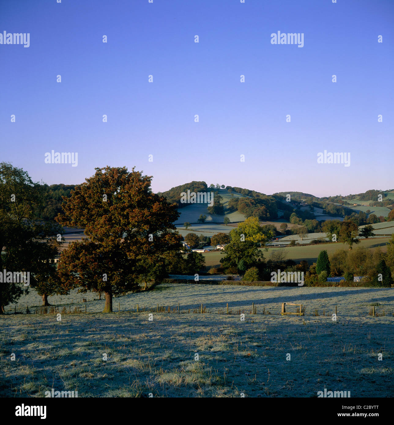 Berriew Powys Wales Stock Photo - Alamy