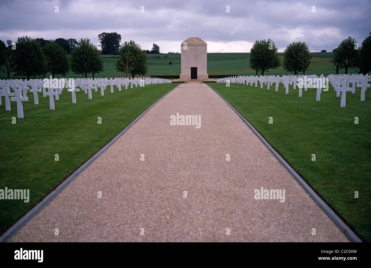War Cemetery Somme Region France Stock Photo - Alamy