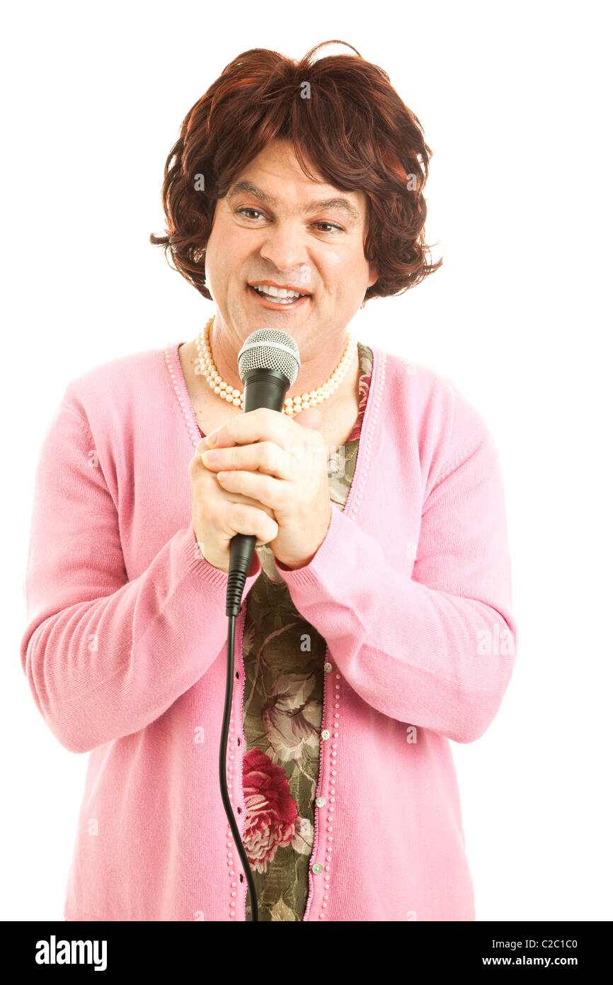 Man cross dressing mature hi-res stock photography and images - Alamy