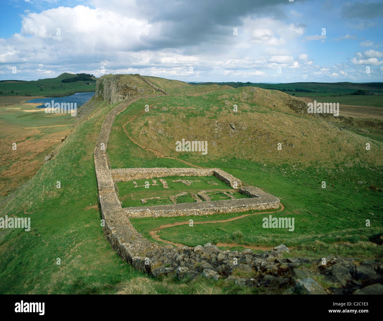 Steel Rigg Northumberland England Stock Photo - Alamy