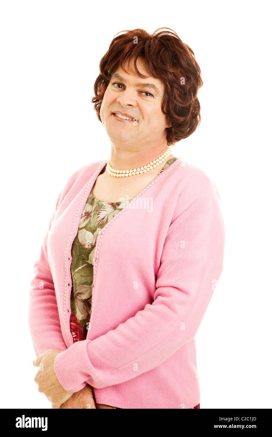Man cross dressing mature hi-res stock photography and images - Alamy