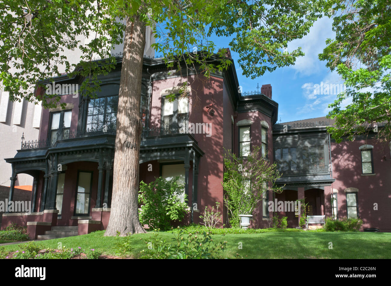 Colorado, Denver, Downtown, Byers - Evans House built1883 Stock Photo ...