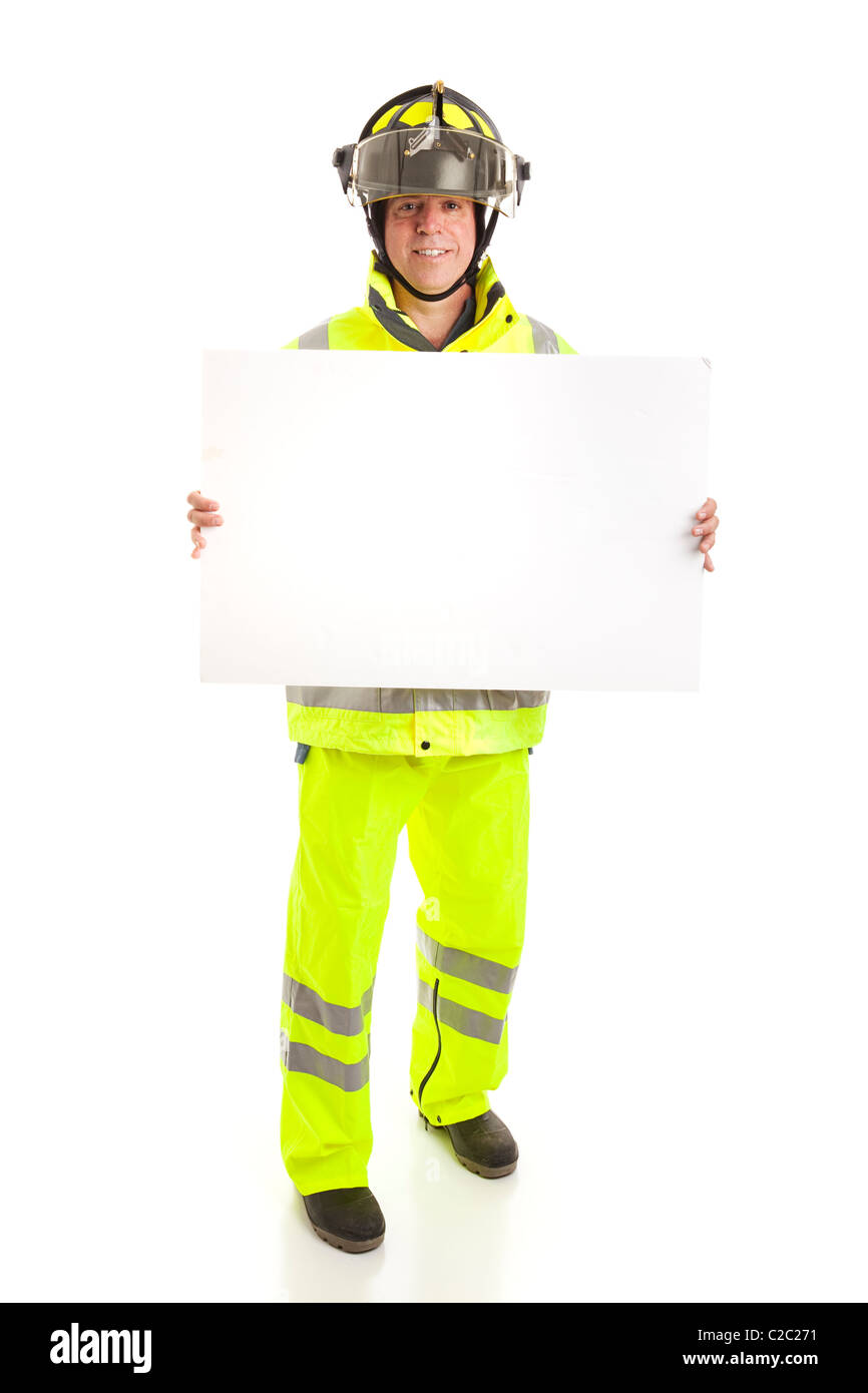 Happy fireman isolated hi-res stock photography and images - Alamy