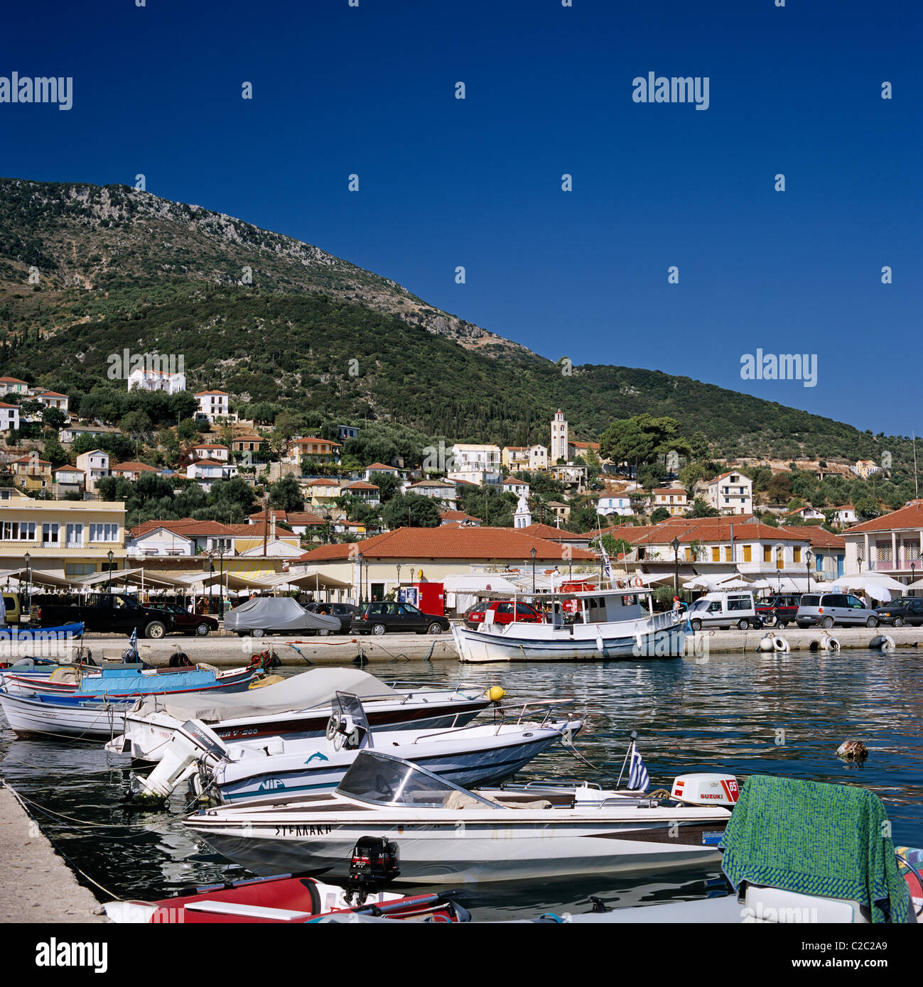Vathi Ithaca Greece Stock Photo - Alamy