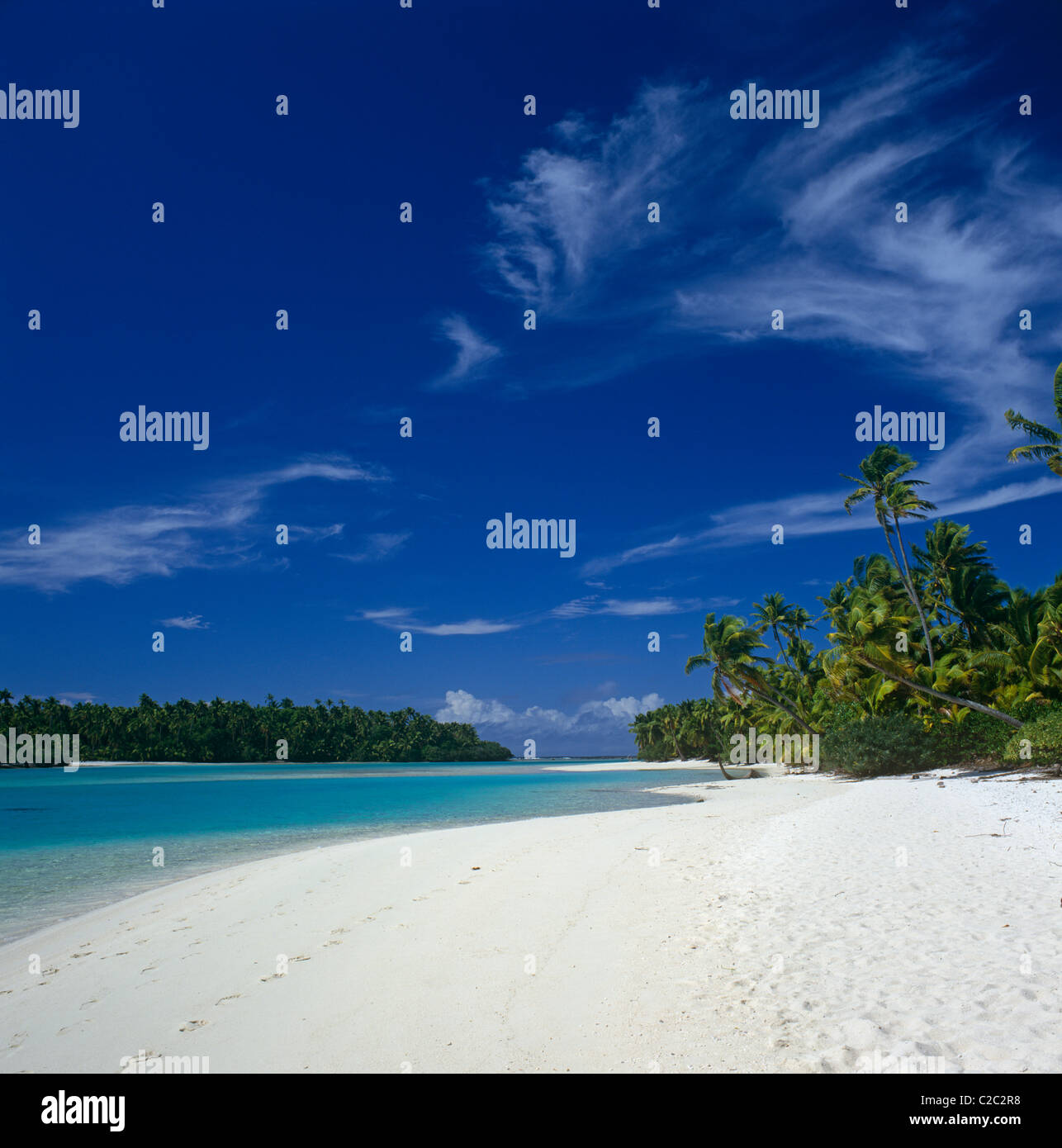 One Foot Island Cook Islands Stock Photo - Alamy