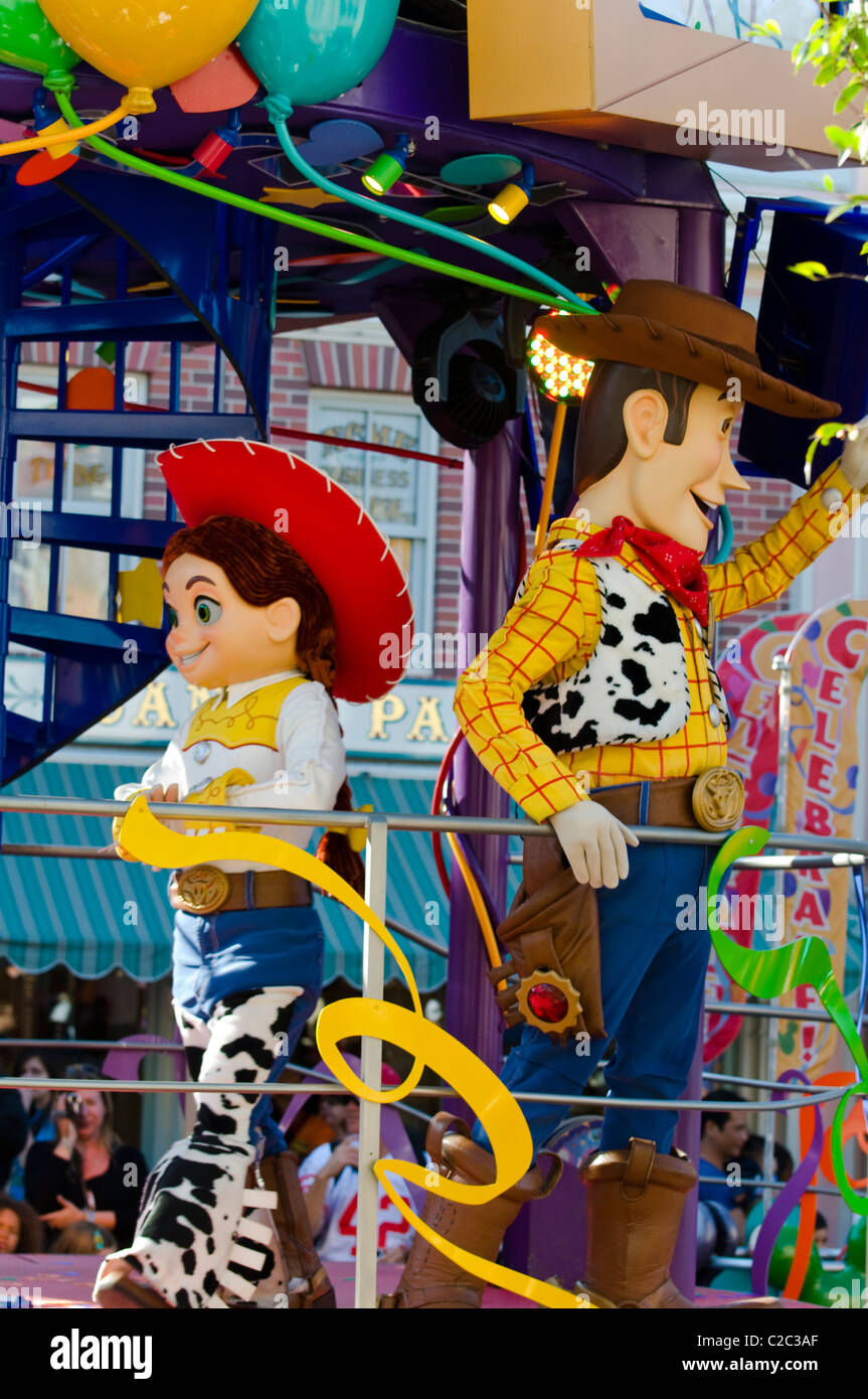 Toy Story Show at Disneyland Amusement Park in California USA Stock ...