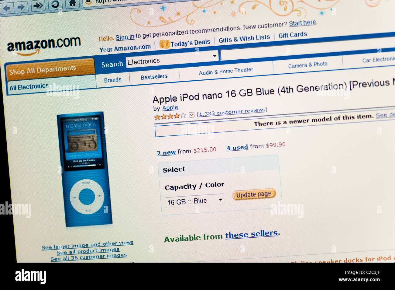 Online screenshot hi-res stock photography and images - Alamy