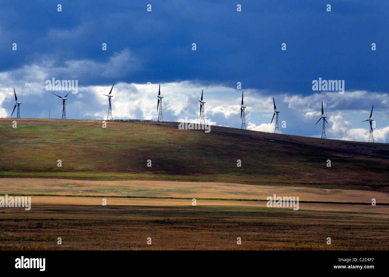 Wind Generation Alberta Canada Stock Photo - Alamy