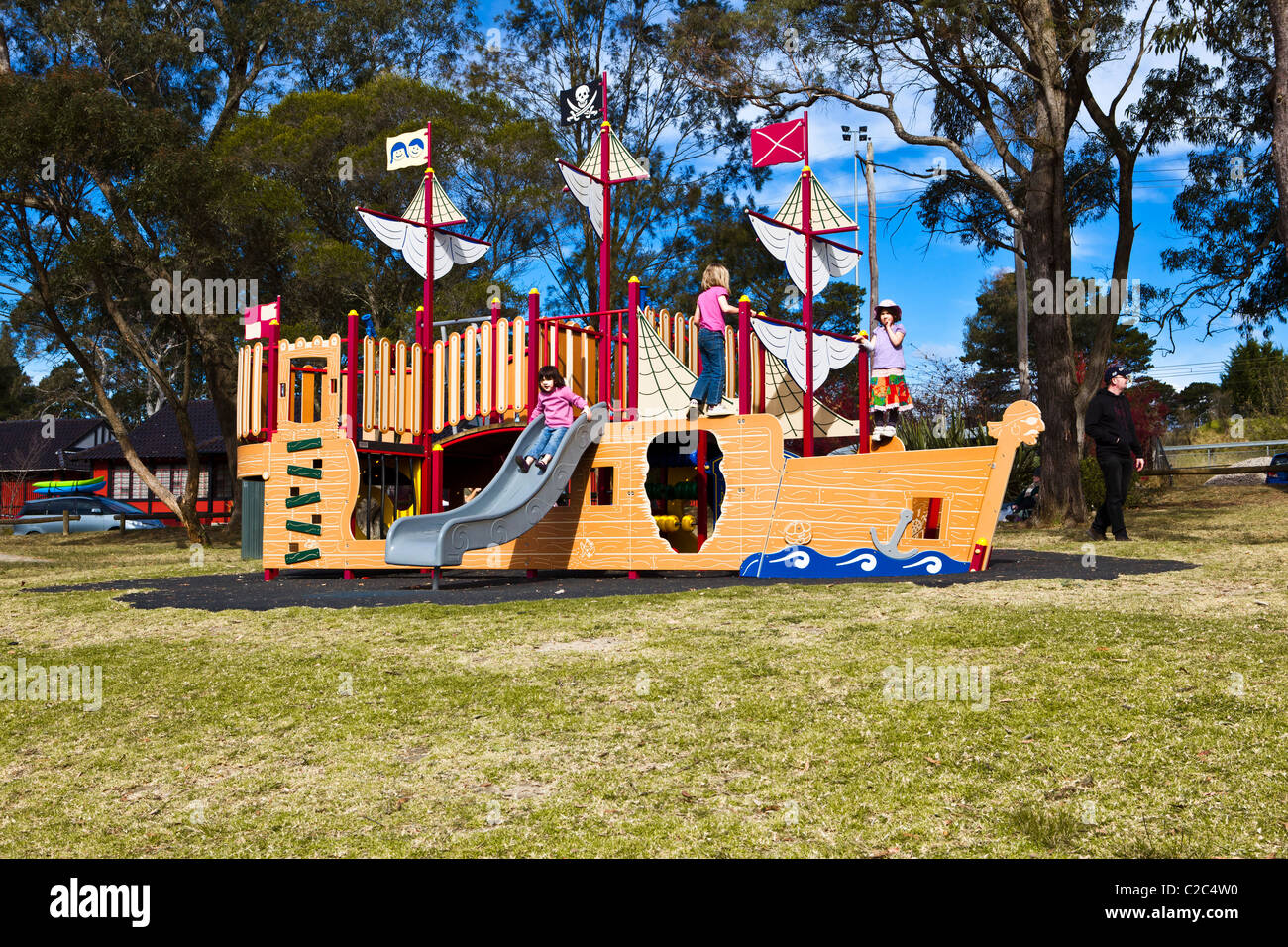 Boat shaped playground hi-res stock photography and images - Alamy