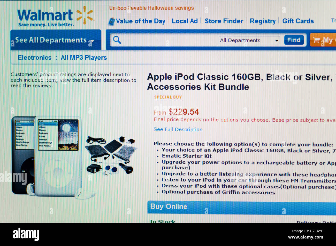 Walmart website screenshot Stock Photo - Alamy