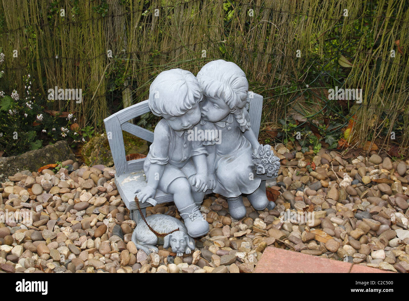 Boy in statue hi-res stock photography and images - Alamy