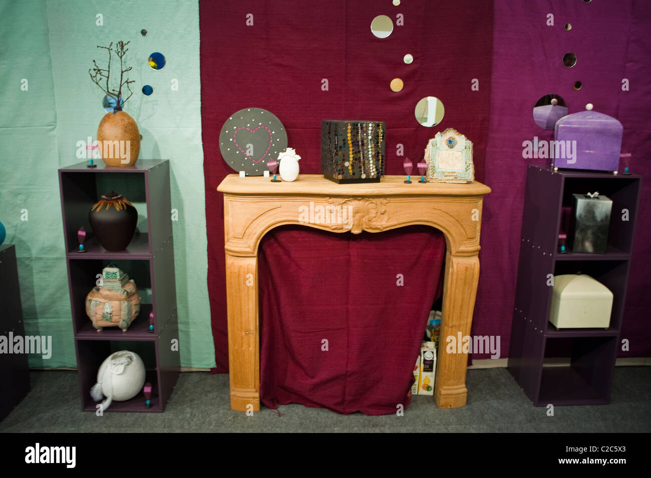 Paris, France, Artist Designed Custom burial urns at, Death Trade Show ...