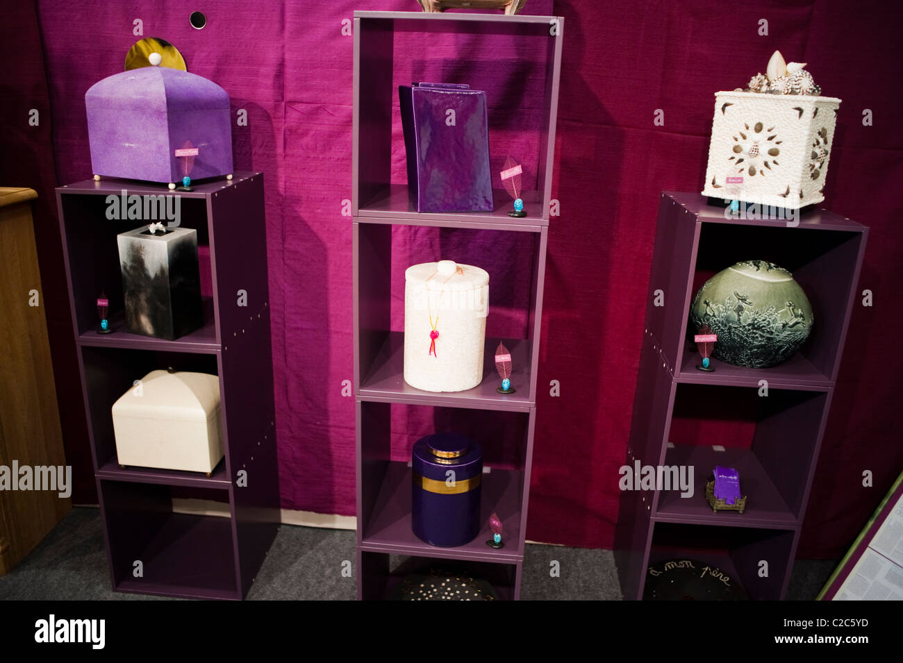 Paris, France, Artist Designed Custom burial urns , Death Trade Show ...