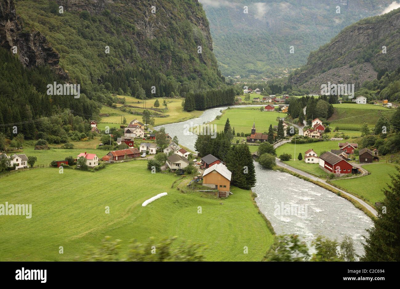 Flam Sogn & Fjordane Norway Stock Photo - Alamy