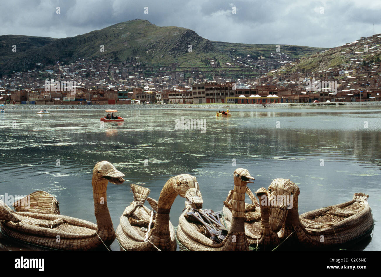 Puno Lake Titicaca Peru Stock Photo - Alamy