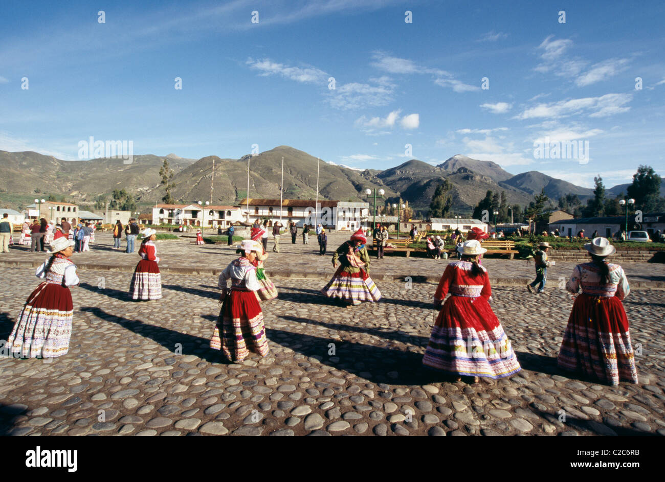 Chivay Peru Stock Photo - Alamy