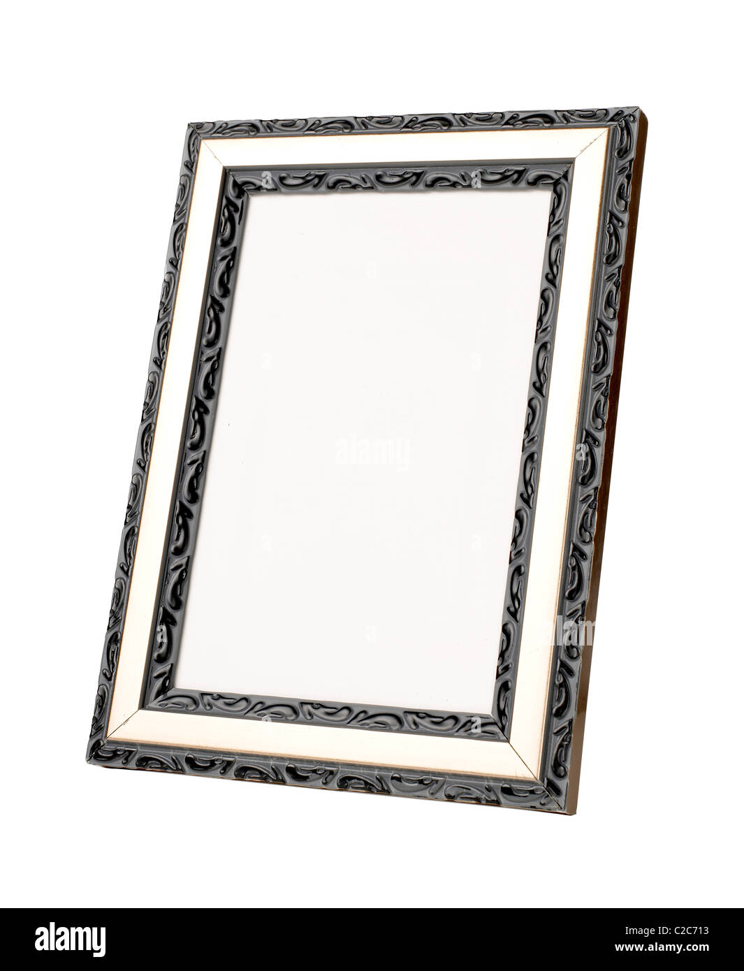 Picture frame black gold Cut Out Stock Images & Pictures - Alamy