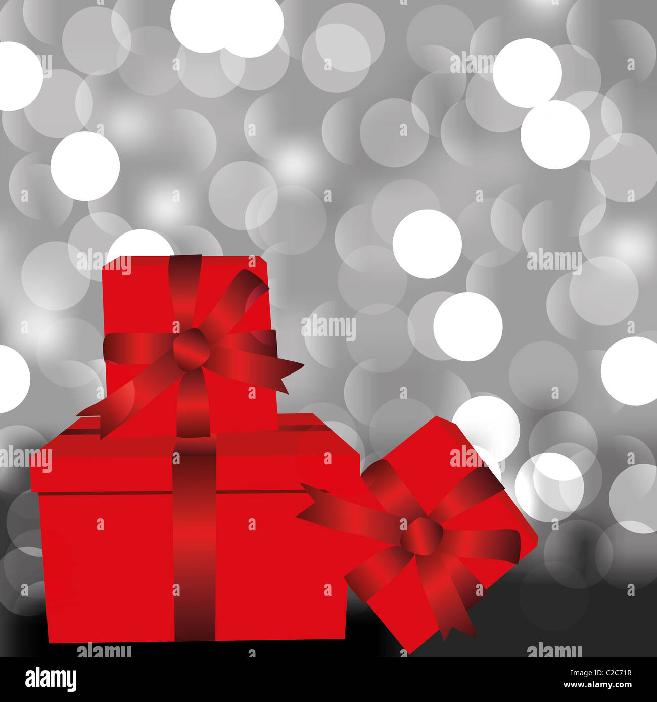 Abstract background with present boxes Stock Photo - Alamy