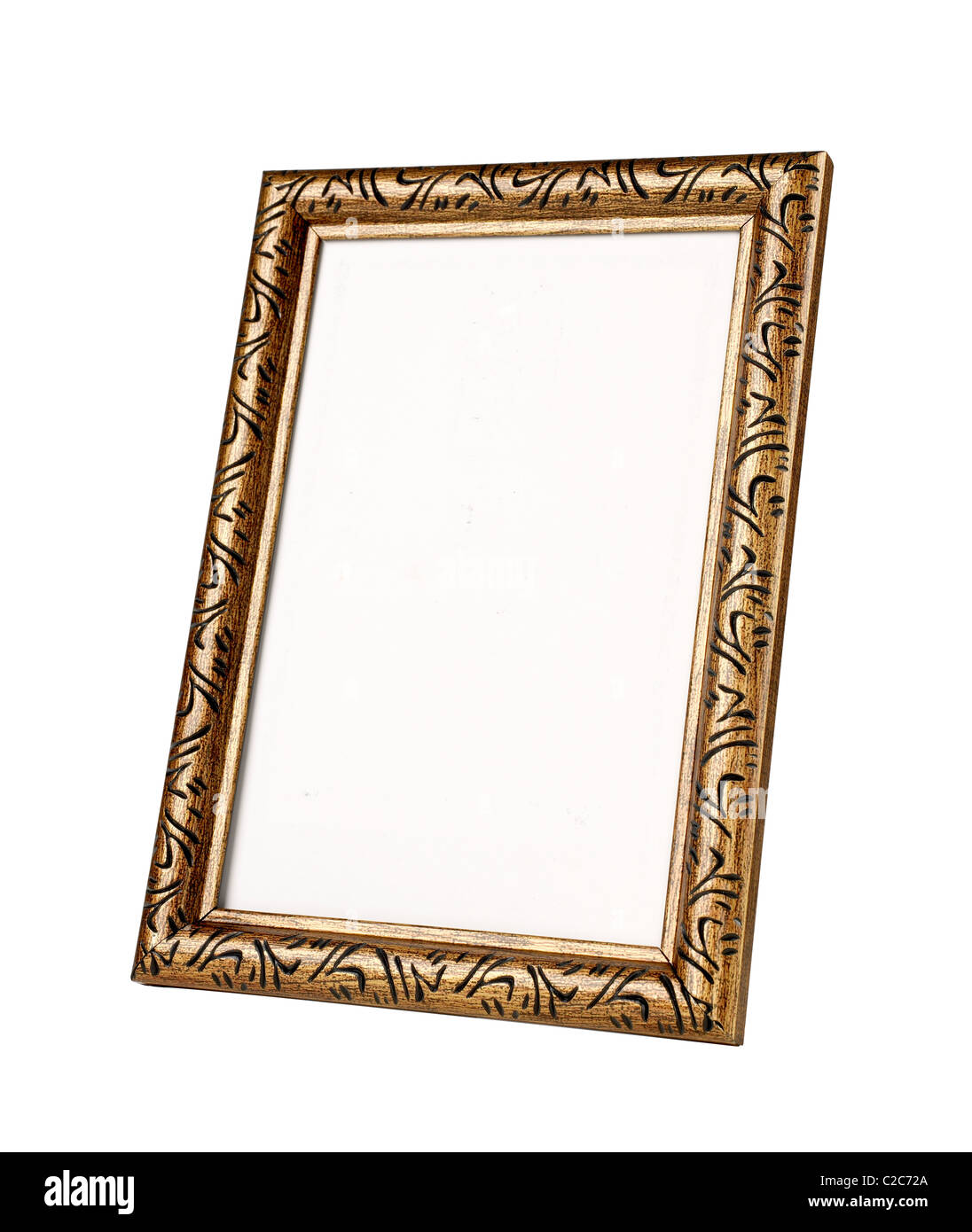Picture Frame Cut Out Gold Stock Photos & Picture Frame Cut Out Gold ...