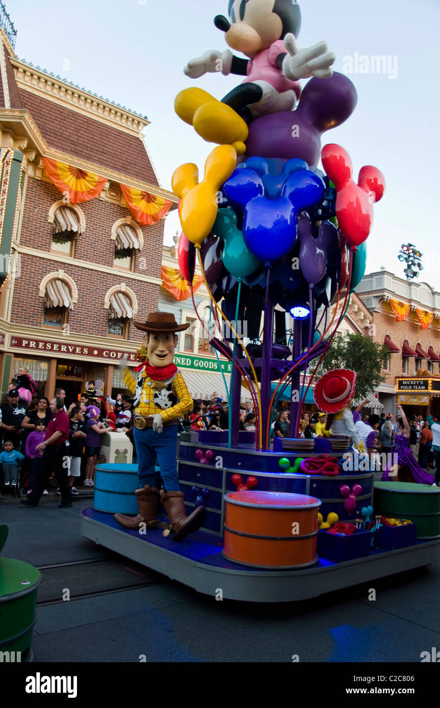 Dance Show at Disneyland Amusement Park in California USA Stock Photo ...