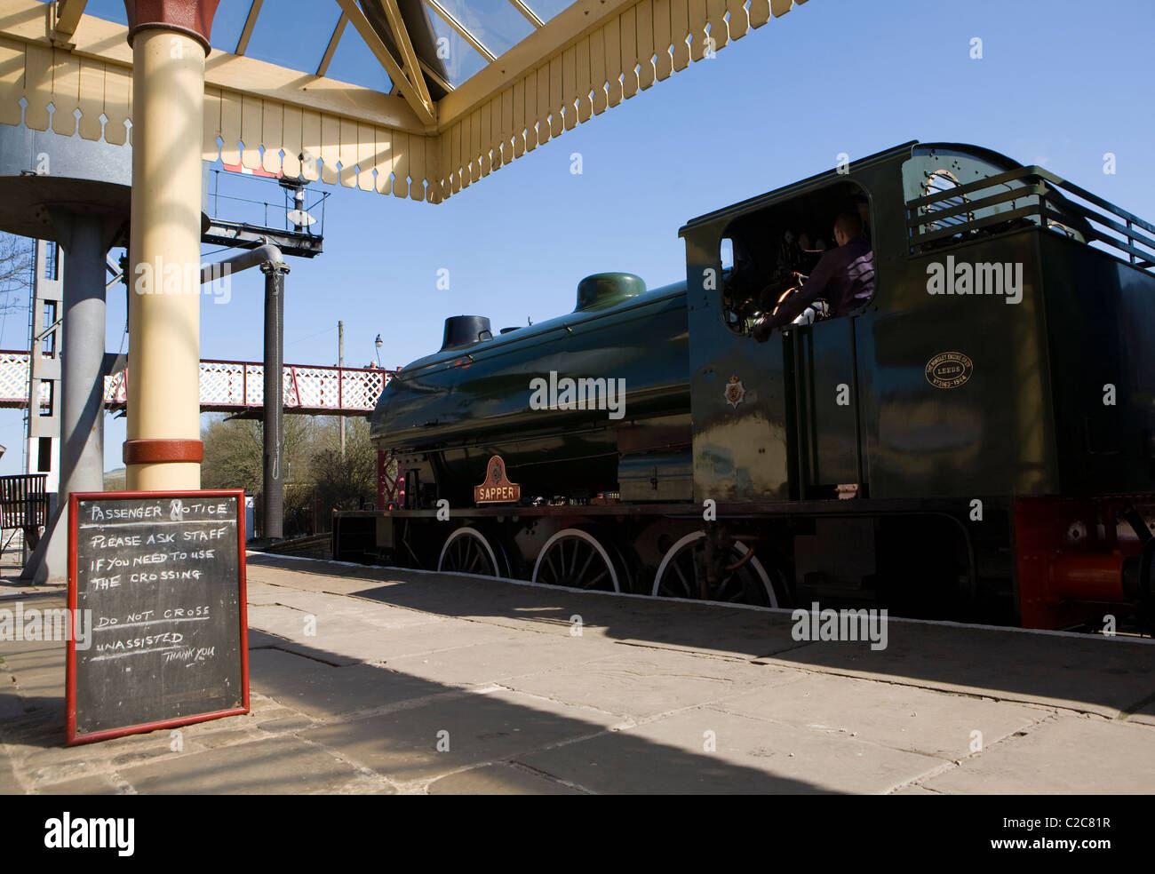 The Saddle Steam Locomotive- East Lancs Railway, Ramsbottom Station ...