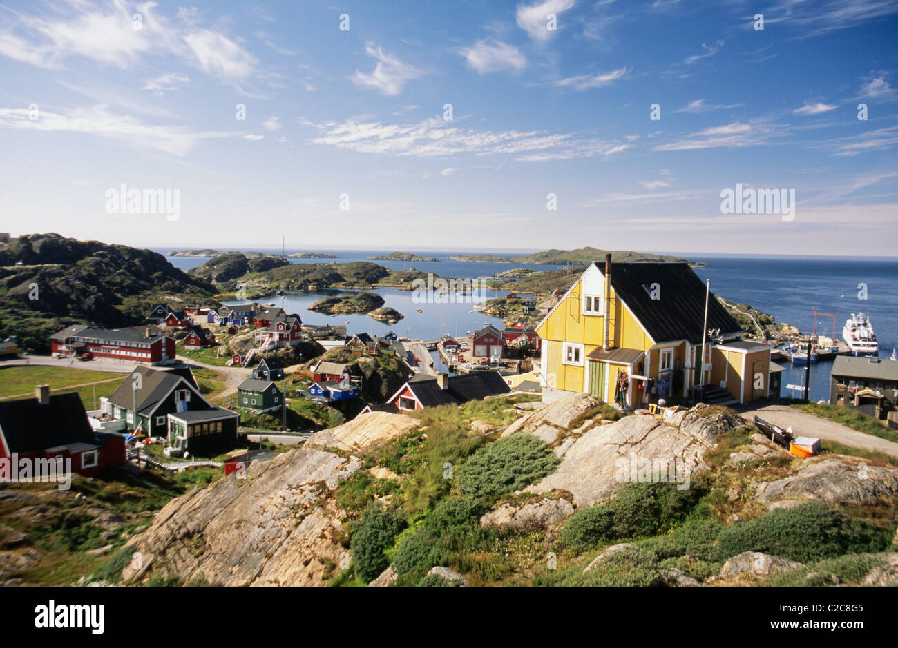 Sisimuit Greenland Stock Photo - Alamy