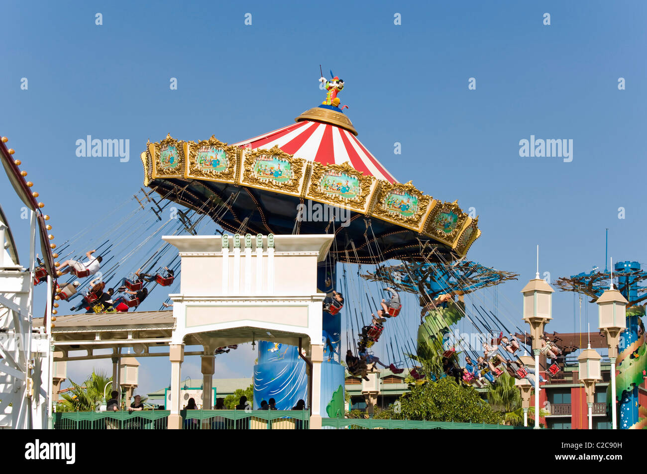 Carousel at Disneyland Amusement Park in California USA Stock Photo - Alamy