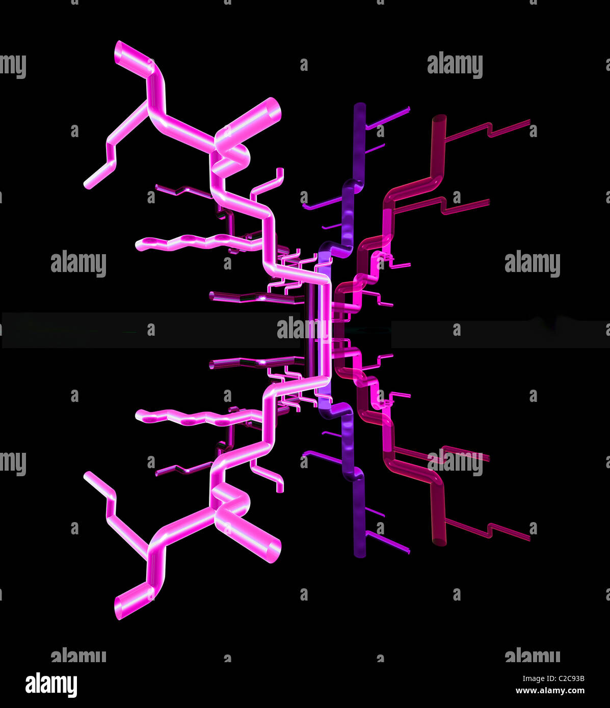 NETWORK STRUCTURE ROOTS CONNECTION Stock Photo - Alamy