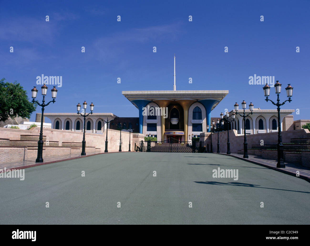 Al Alam Palace Muscat Oman Stock Photo - Alamy