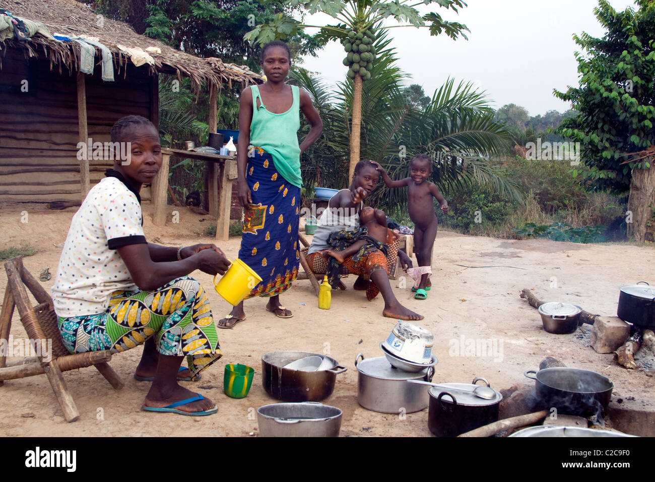 Betou ,Ubangi River ,Republic of Congo Stock Photo - Alamy